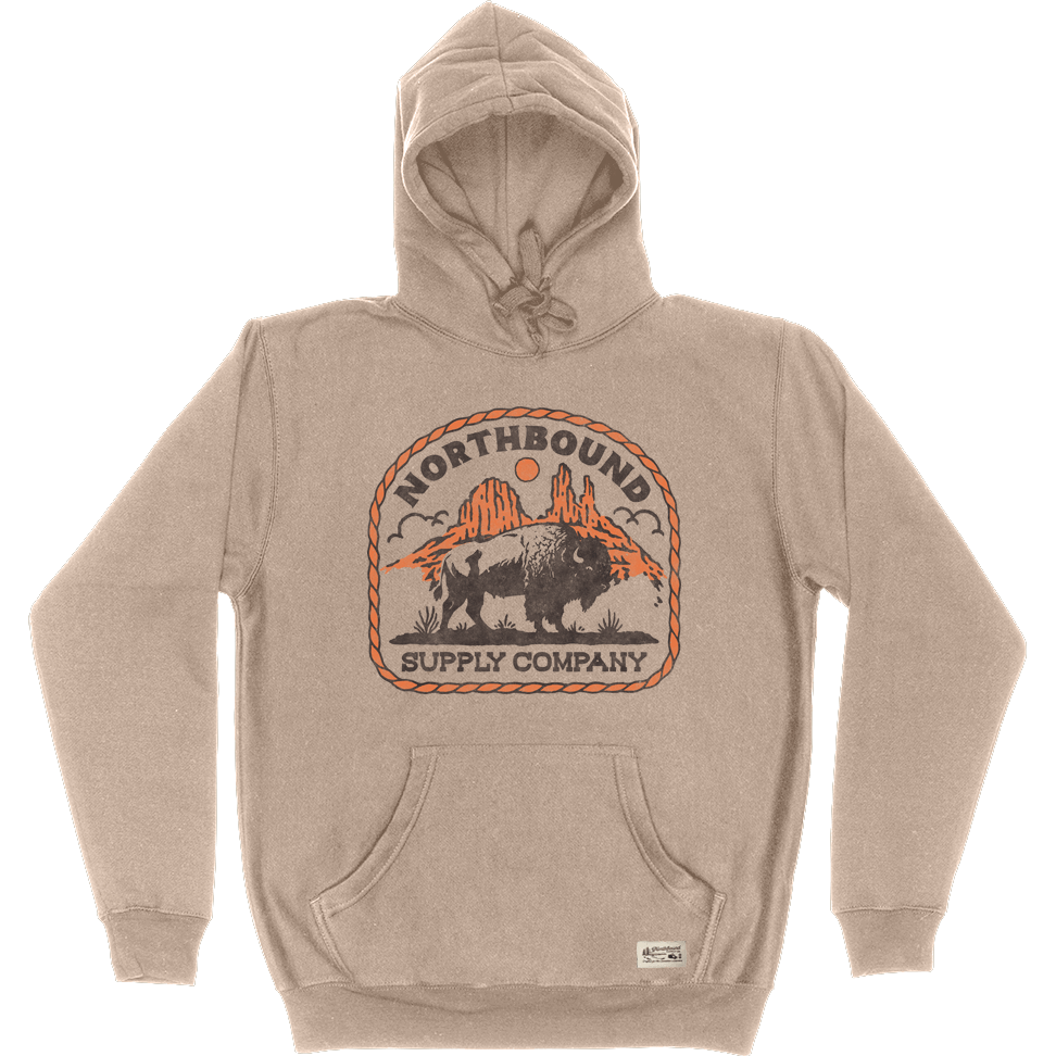 Northbound Men's Western Bison Hoodie | A&M Westlock